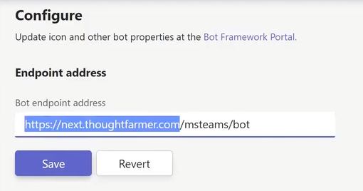 Microsoft Teams integration setup – ThoughtFarmer Helpdesk