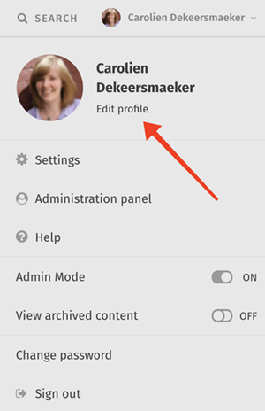 Basic profile info – ThoughtFarmer Helpdesk